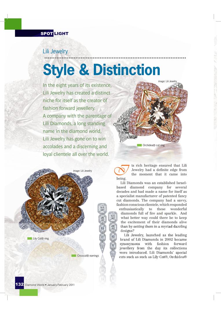 Lili Jewelry - India diamond world Magazine - Lili Jewelry
